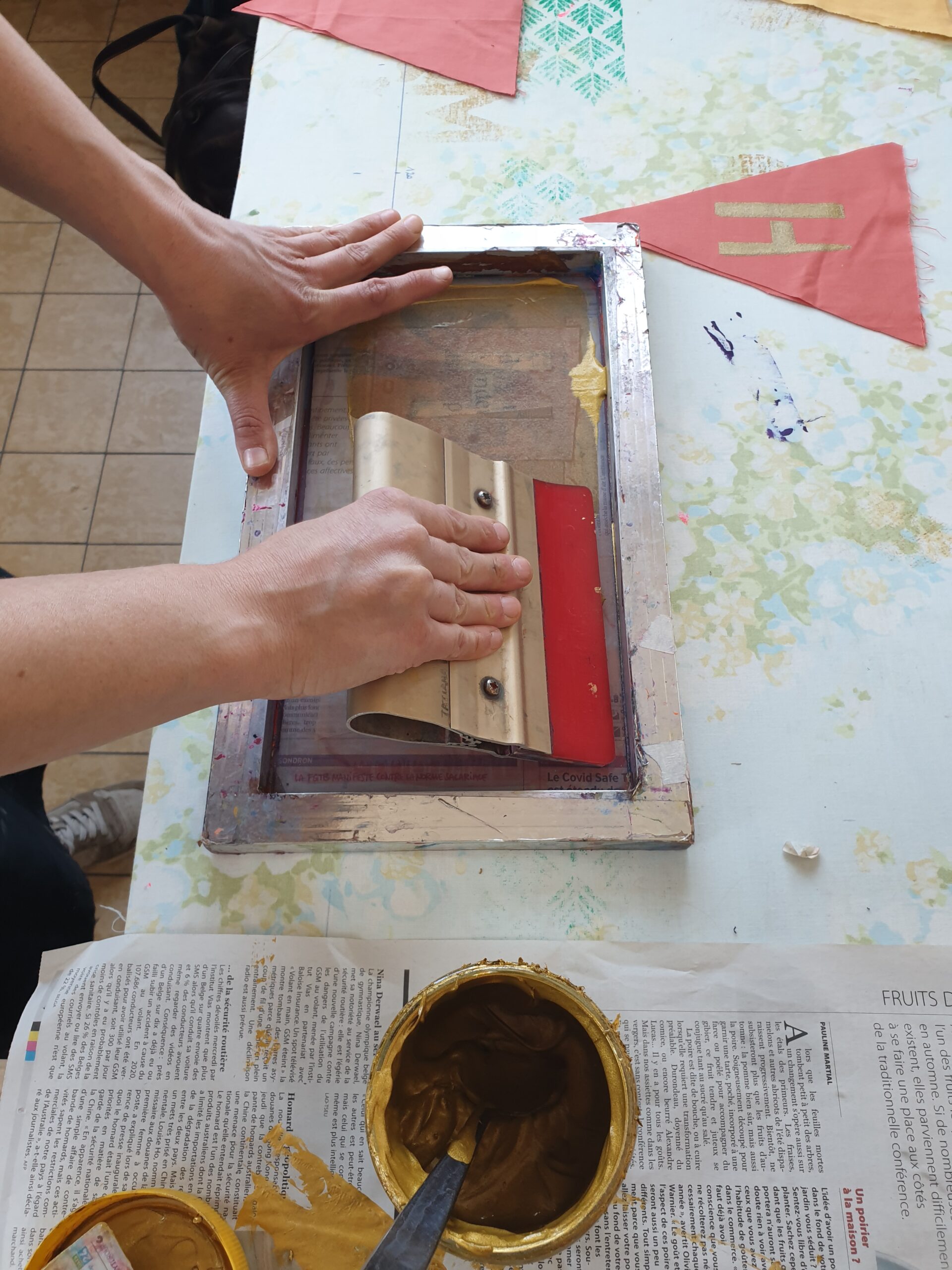 Ateliers à 4 mains - Sérigraphie textile - SPOTT - Centre culturel d ...